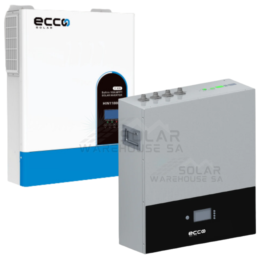 11KVA MPPT Pure Sine Wave Load shedding Combo 5.12 KWH AH Battery ...