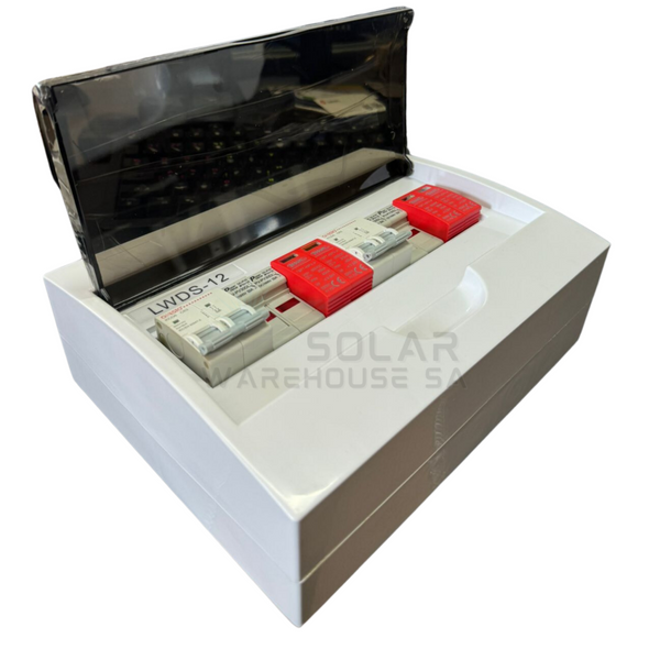 2 In 2 Out DC PV Populated Distribution Board Box | Solar Warehouse SA