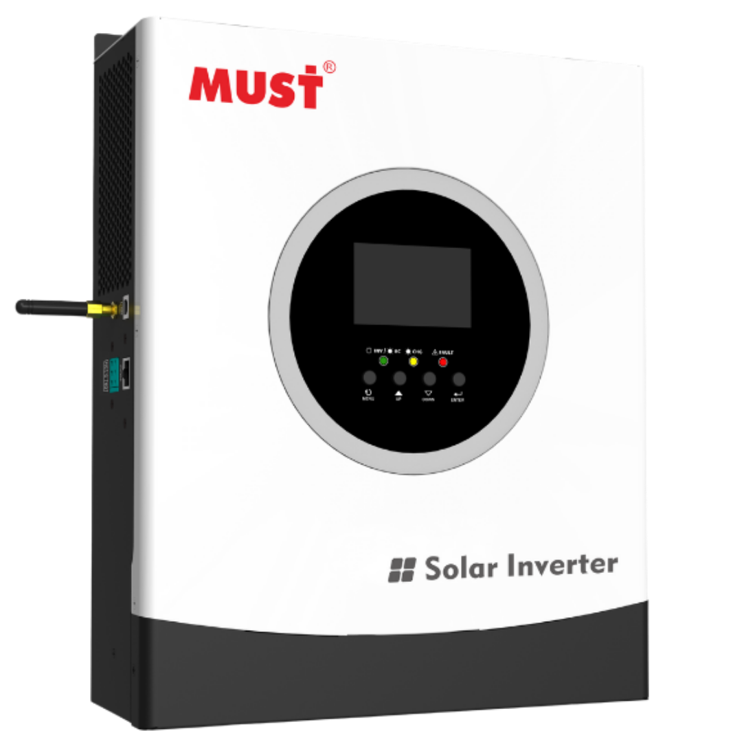 Must 3.6kw 3600w 100Amp 24v MPPT Solar Hybrid Inverter PV18-3624 PREM ...