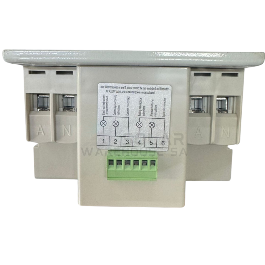 Automatic & Manual Change Over Switch 2-Pole 63A GCQ2-63/2P 63A | Solar ...