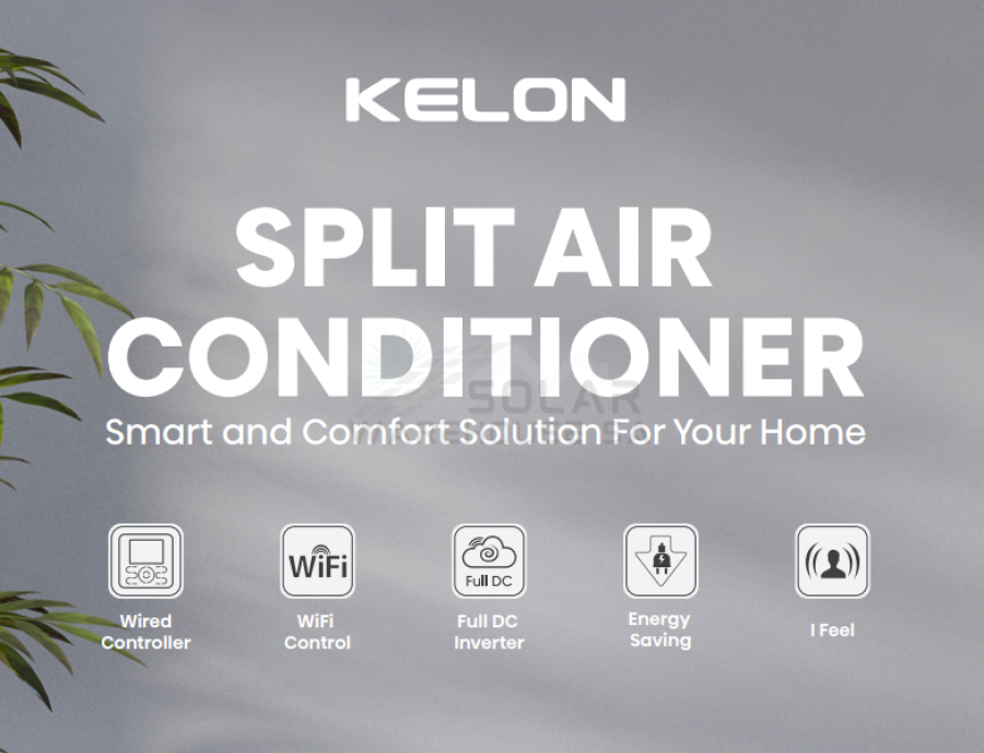 Kelon Inverter Air Conditioner 12000 BTU Wifi | Solar Warehouse SA