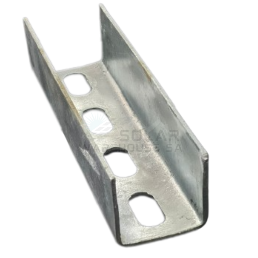 Rail Splice For PV Rails Galvanized | Solar Warehouse SA