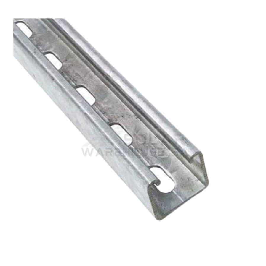 Solar Mounting rails 3.5m 1mm Galvanized | Solar Warehouse SA