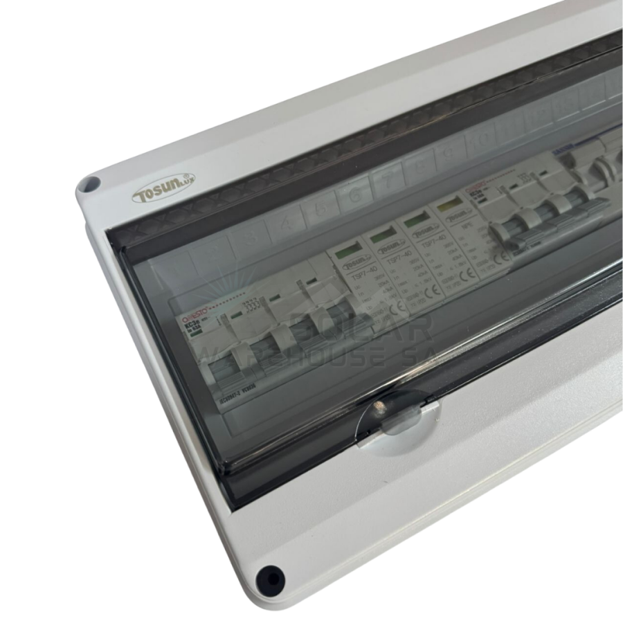 Three Phase AC input & output Populated Distribution Board Box | Solar ...