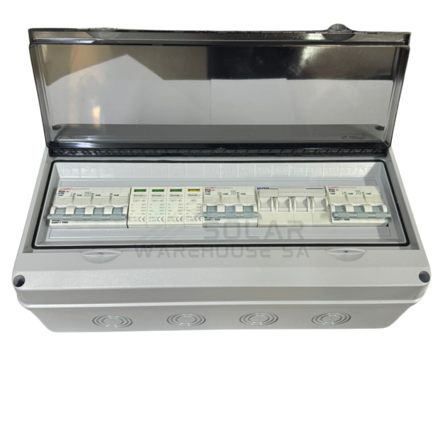 Three Phase AC input & output Populated Distribution Board Box | Solar ...